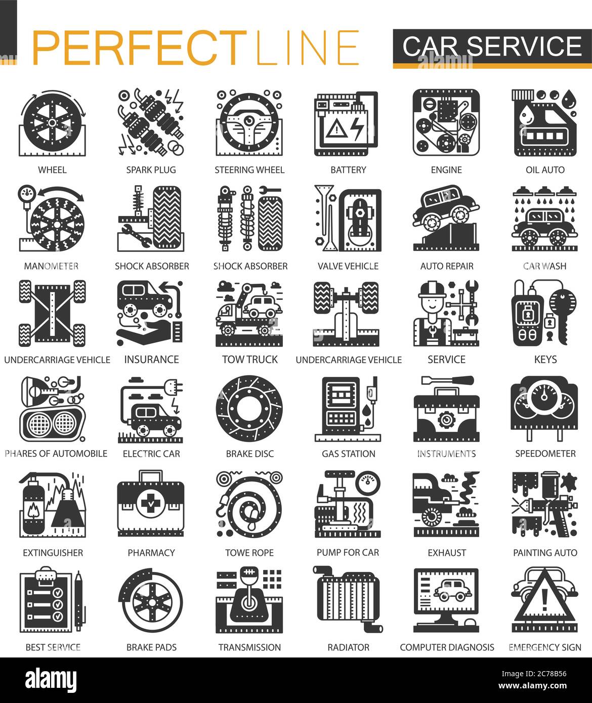 Mechanic customer car Stock Vector Images - Alamy