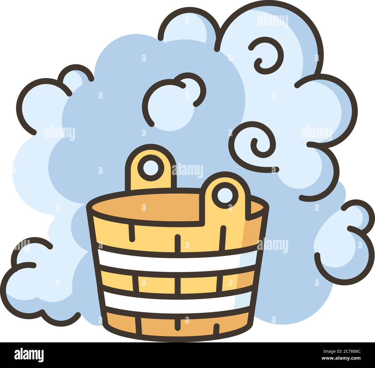 Outdoor shower bucket Cut Out Stock Images & Pictures - Alamy