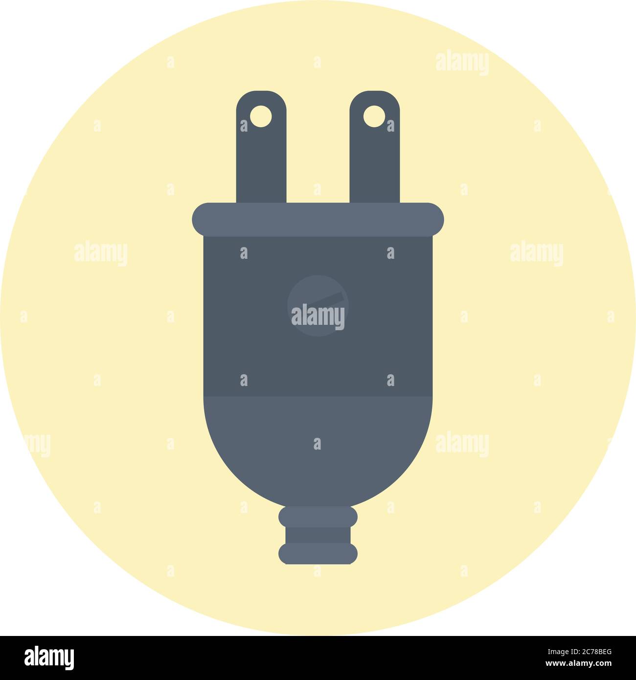 black plug icon vector design Stock Vector Image & Art - Alamy