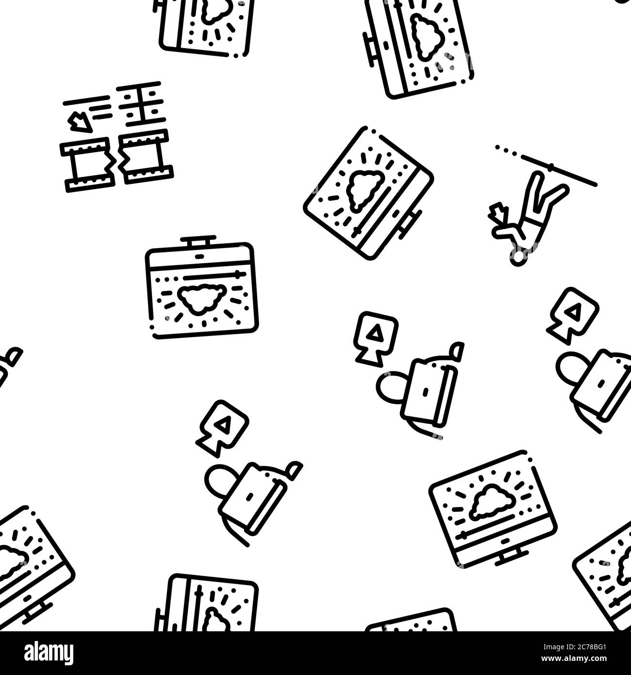 Motion Design Studio Seamless Pattern Vector Stock Vector Image & Art ...