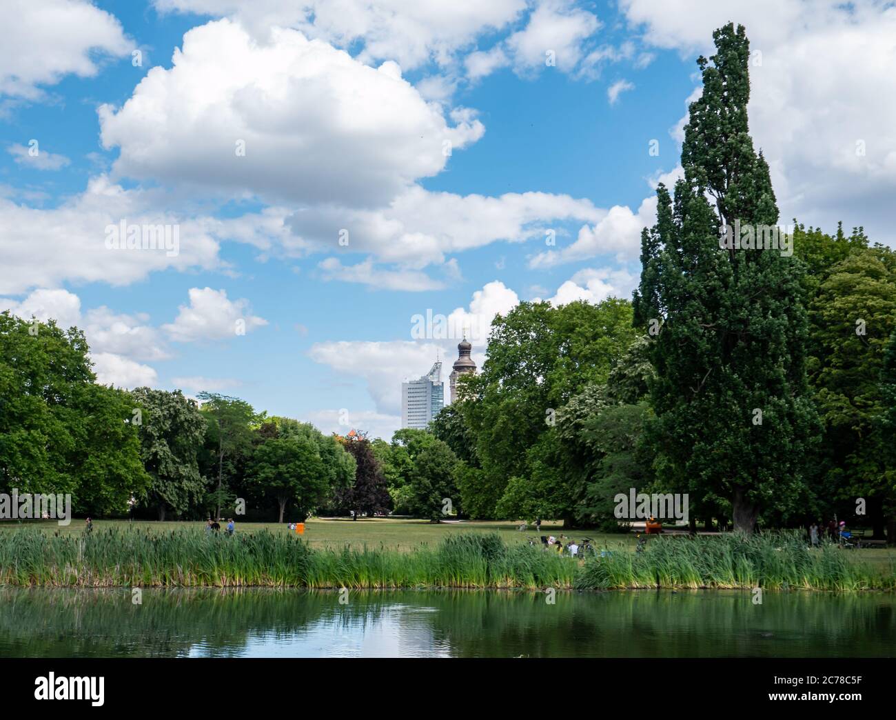 Johannapark park in Leipzig in eastern Germany Stock Photo - Alamy
