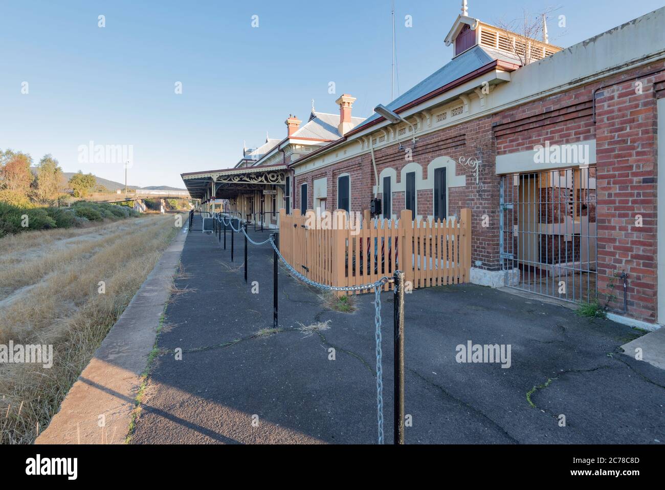 Mudgee Railway Station is an example of a first-class country terminal ...