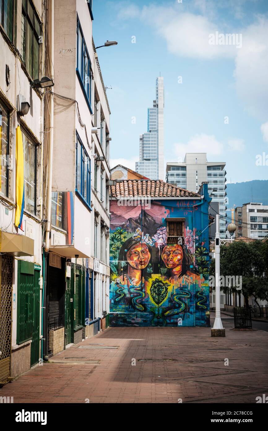 Wall Mural, Bogotá, Cundinamarca, Colombia, South America Stock Photo ...