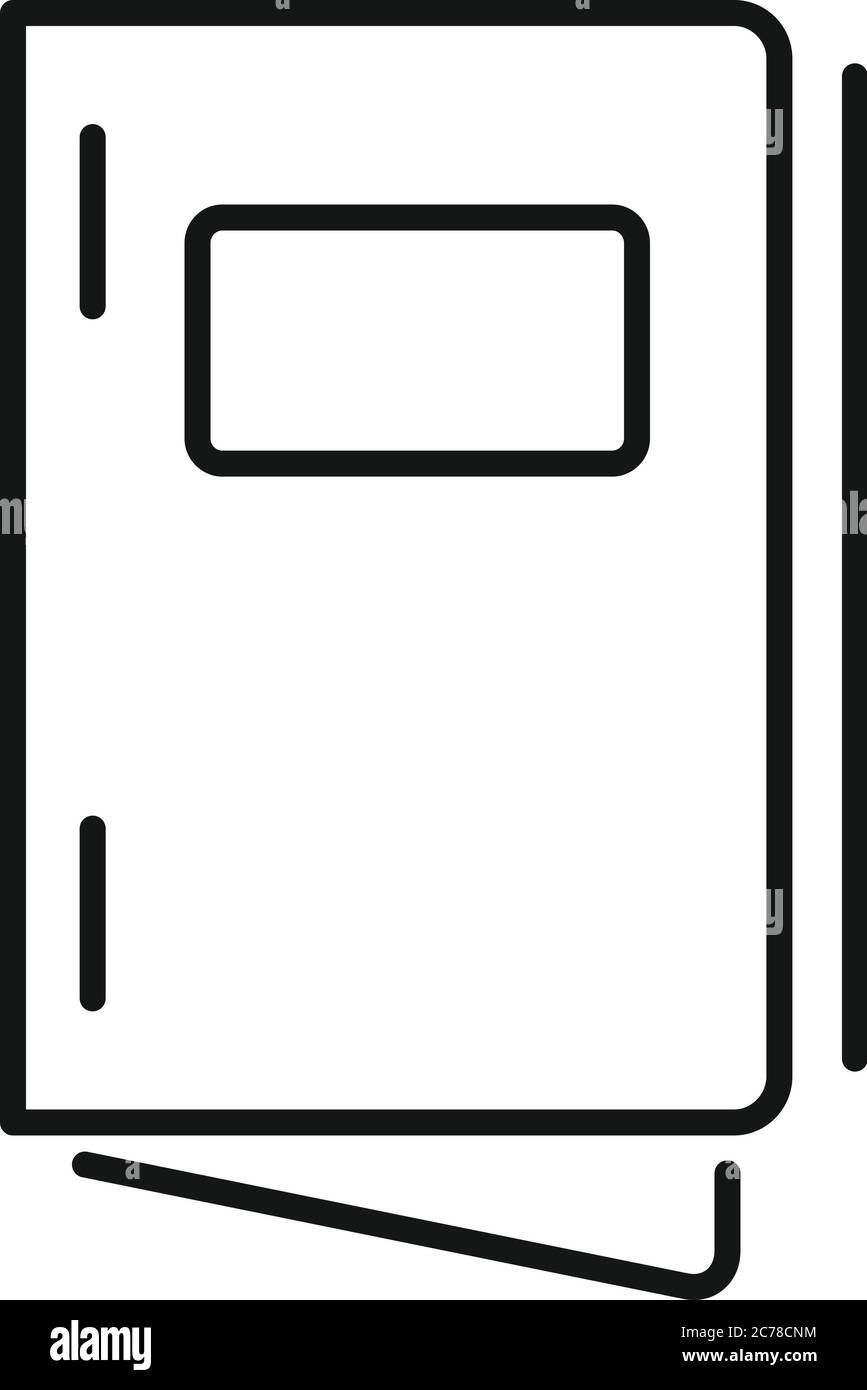Design catalog icon. Outline design catalog vector icon for web design ...