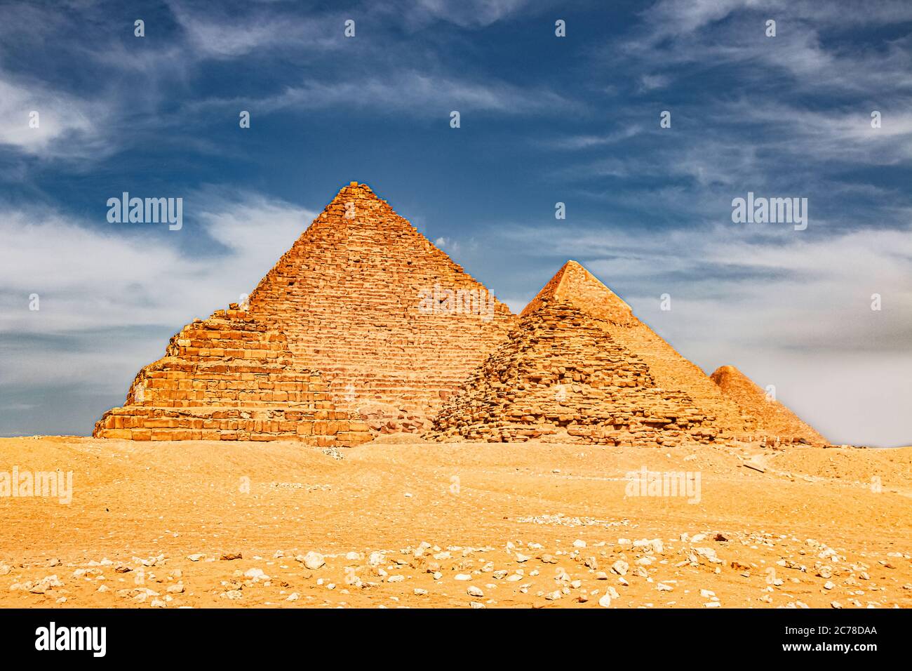 Pyramid Of Menkaur High Resolution Stock Photography and Images - Alamy