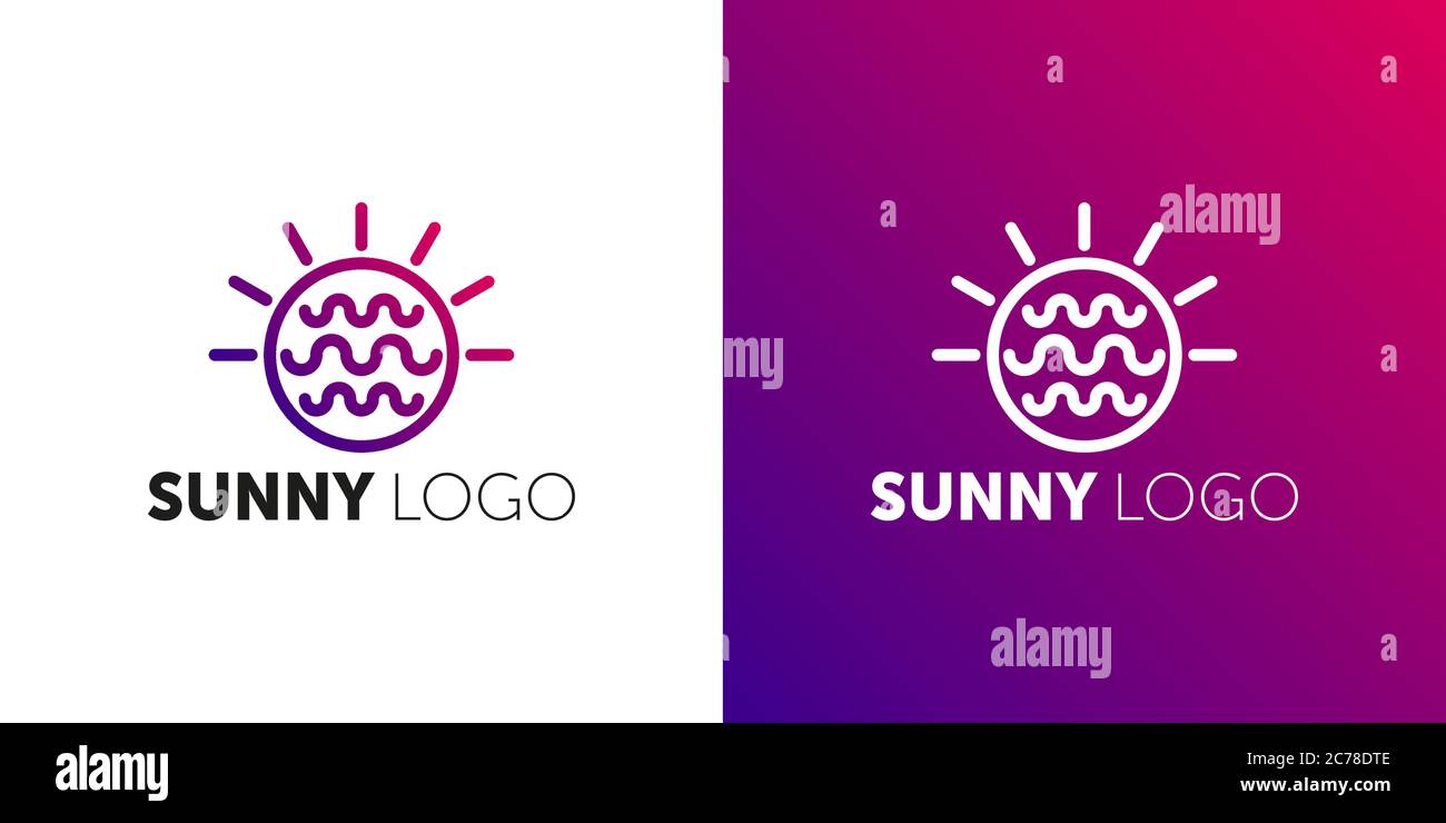 Sun Logo Design High Resolution Stock Photography and Images - Alamy