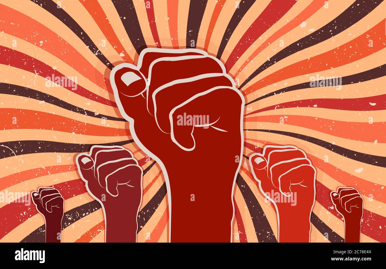 Anti racism hand Stock Vector Images - Alamy