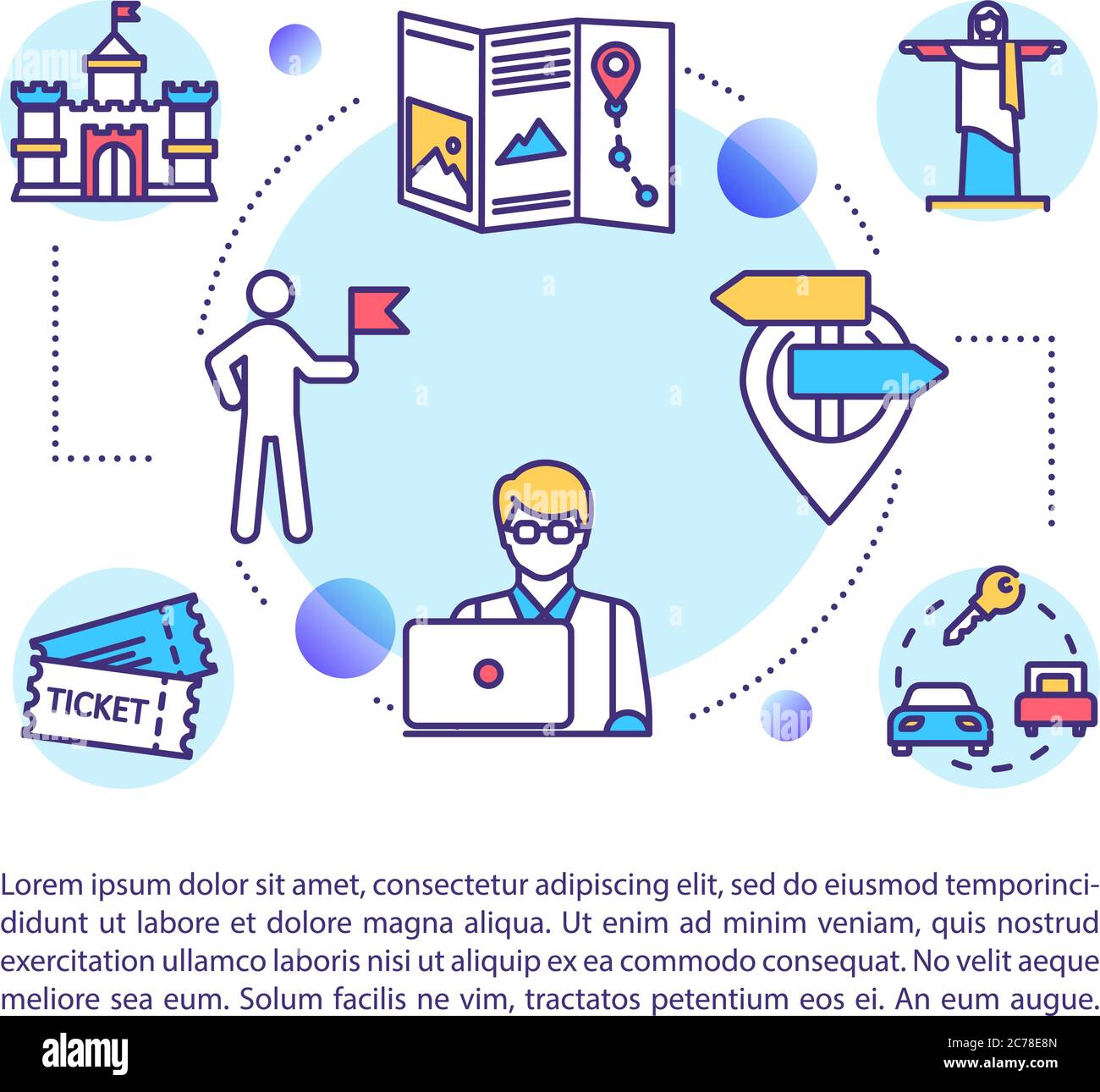 Tourism information bureau Stock Vector Images - Alamy