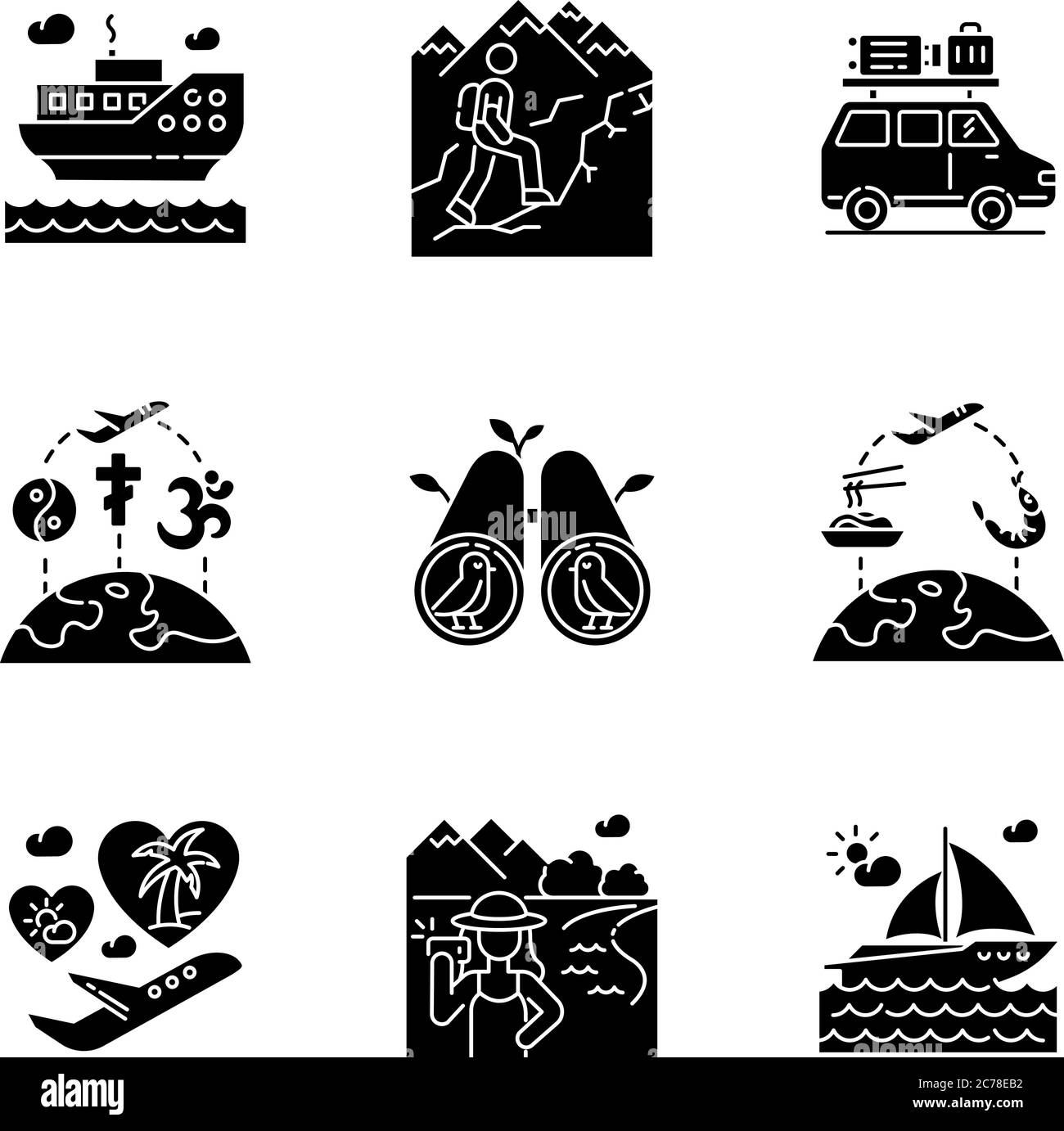 Recreation recreational holidaymaker holiday adventure Stock Vector ...