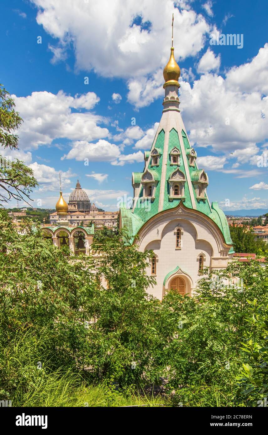 Rome displays dozens wonderful churches. Here in particular Santa ...