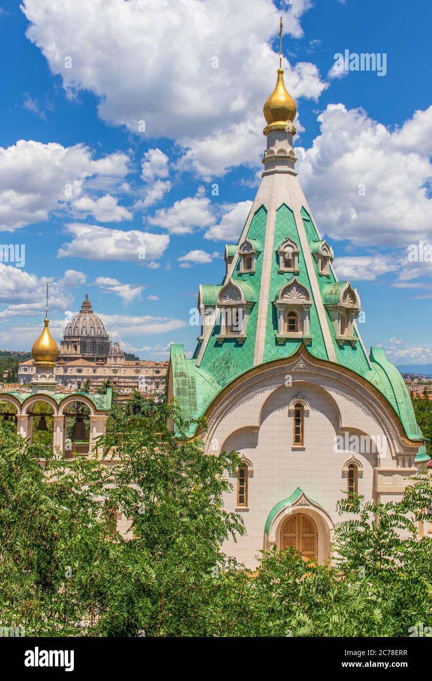 Rome displays dozens wonderful churches. Here in particular Santa ...