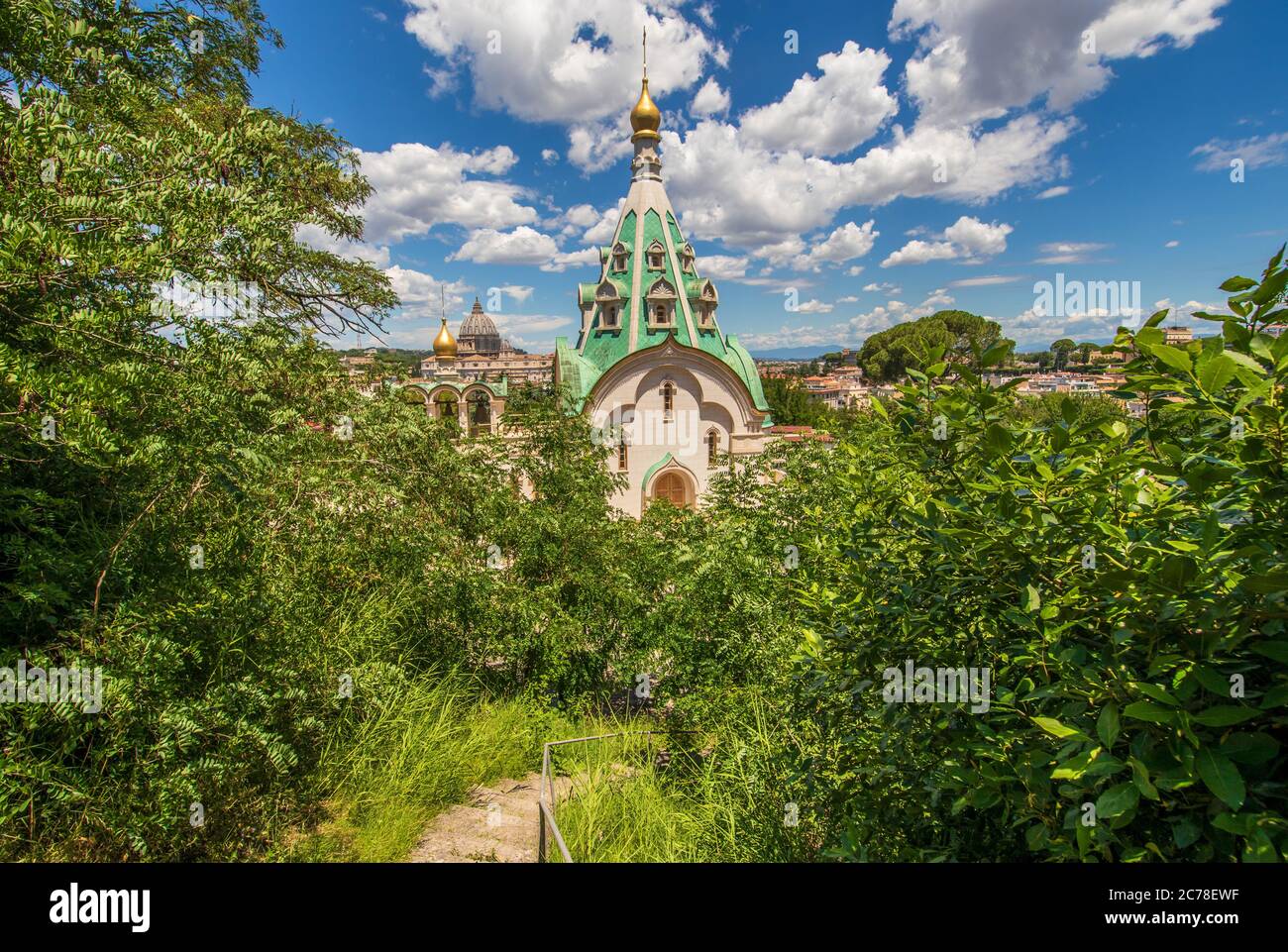 Rome displays dozens wonderful churches. Here in particular Santa ...