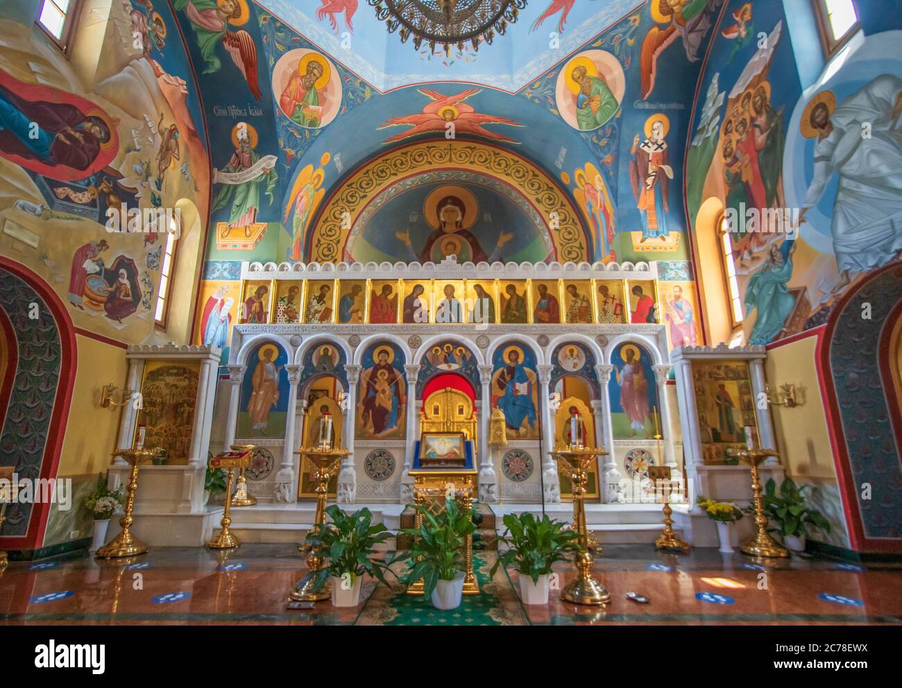 Rome displays dozens wonderful churches. Here in particular Santa ...