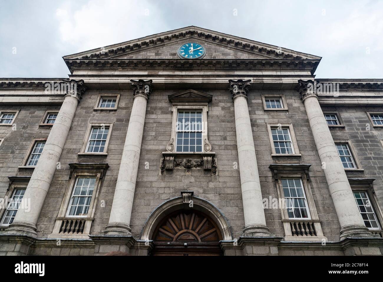 Facade of the Trinity College, officially the College of the Holy and ...