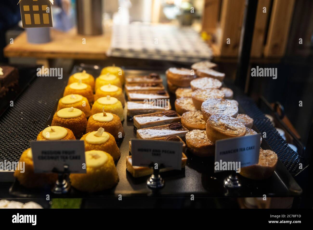 Display of a candy store with a great assortment of cakes in Dublin ...