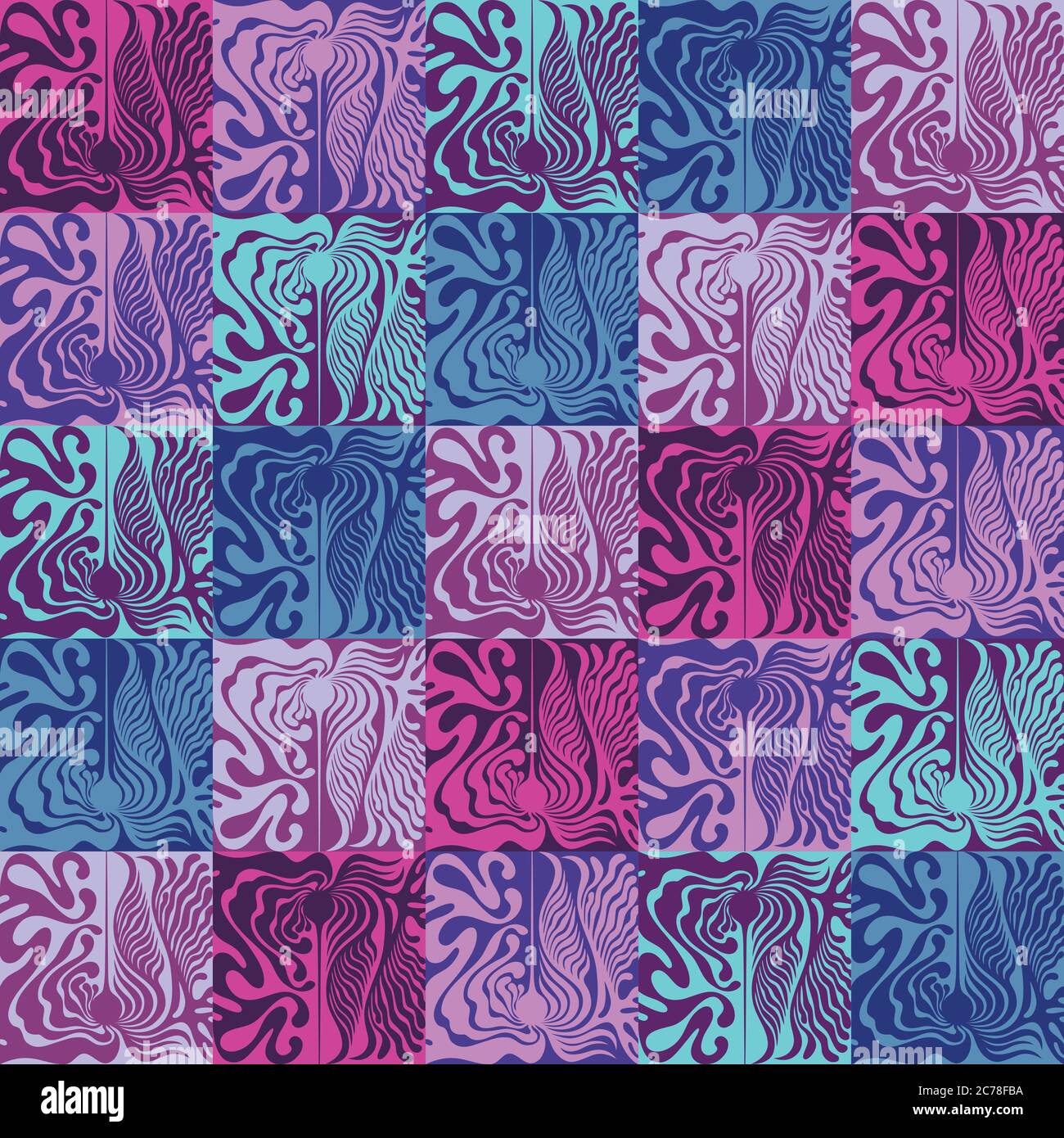 Vector abstract grunge elements seamless pattern Stock Vector Image ...