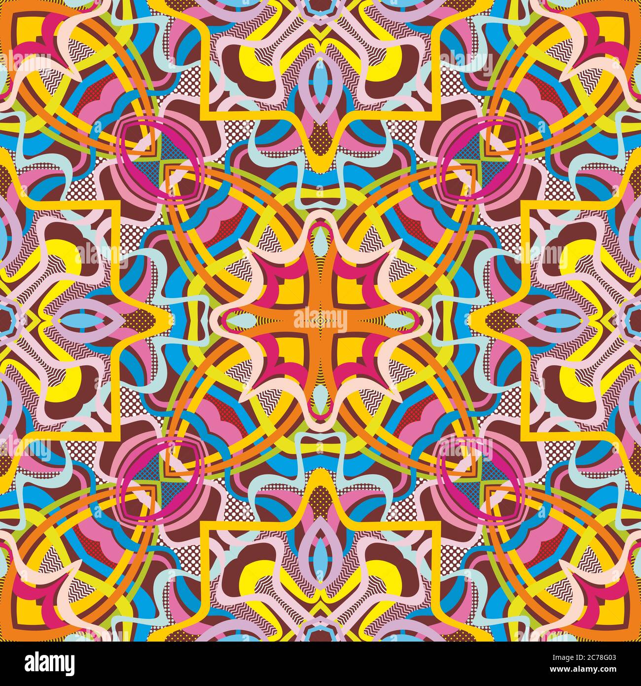 Vector abstract seamless pattern Stock Vector Image & Art - Alamy