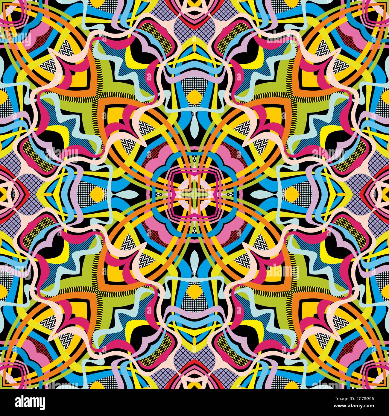Vector abstract seamless pattern Stock Vector Image & Art - Alamy