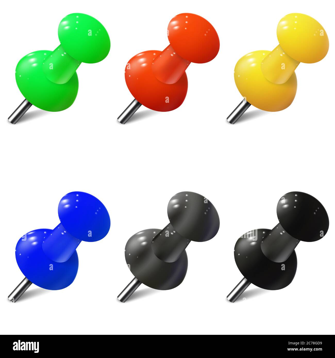 Push Pins In Map High Resolution Stock Photography and Images - Alamy