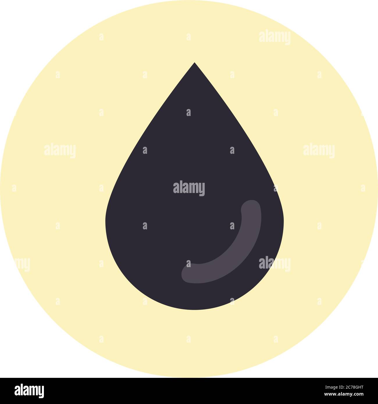 black drop icon vector design Stock Vector Image & Art - Alamy