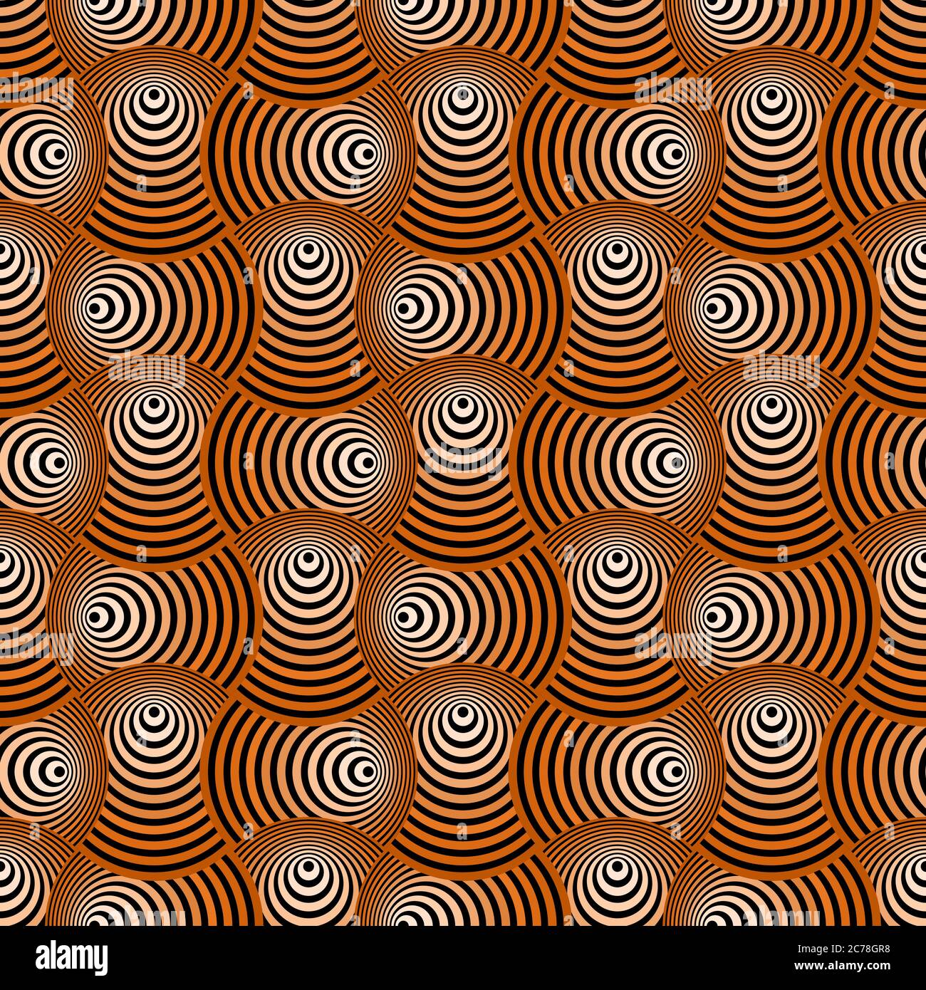 Red circle optical illusion Stock Vector Images - Alamy