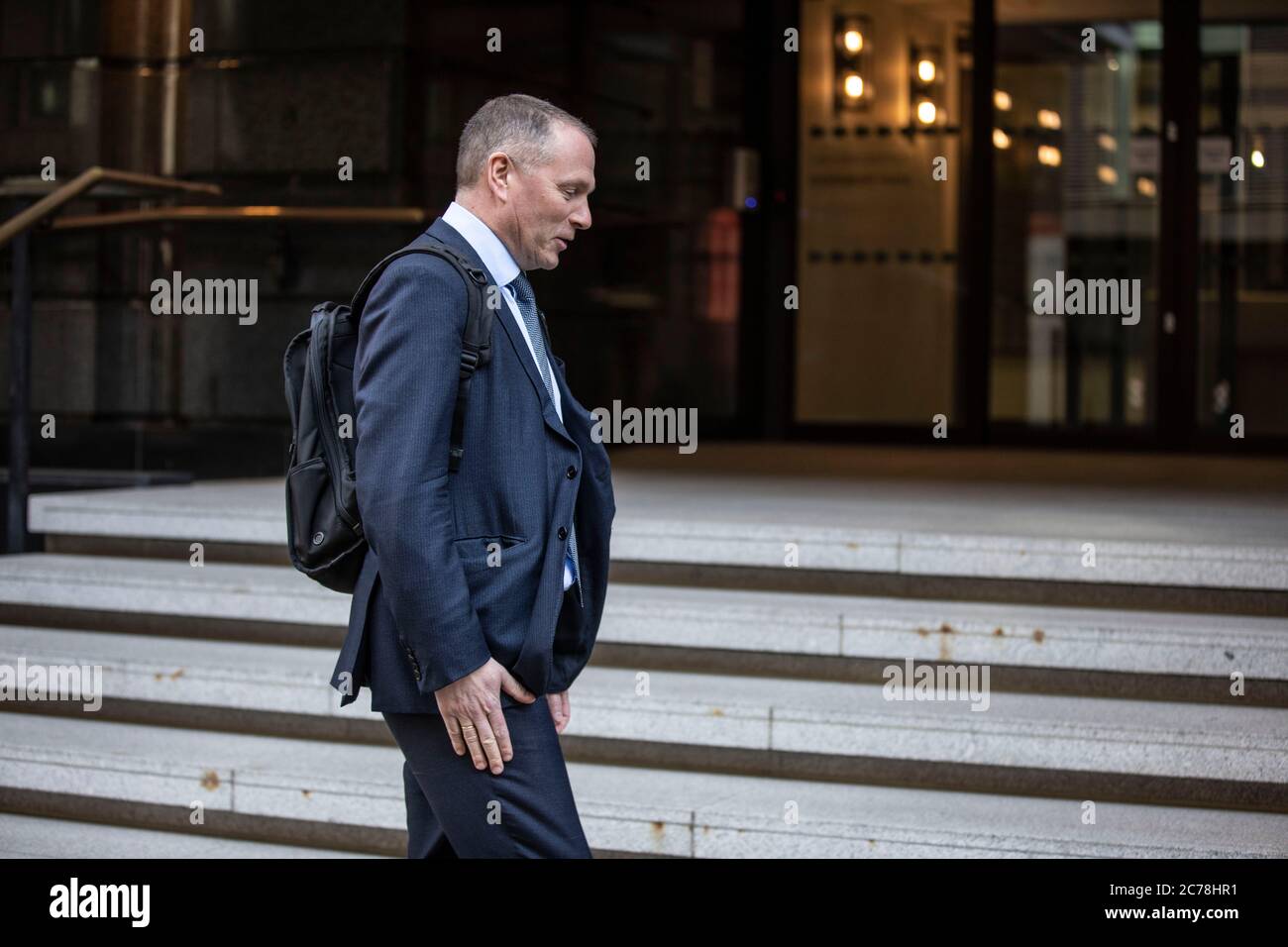 Nicolai Tangen newly appointed CEO arrives at the London head offices ...