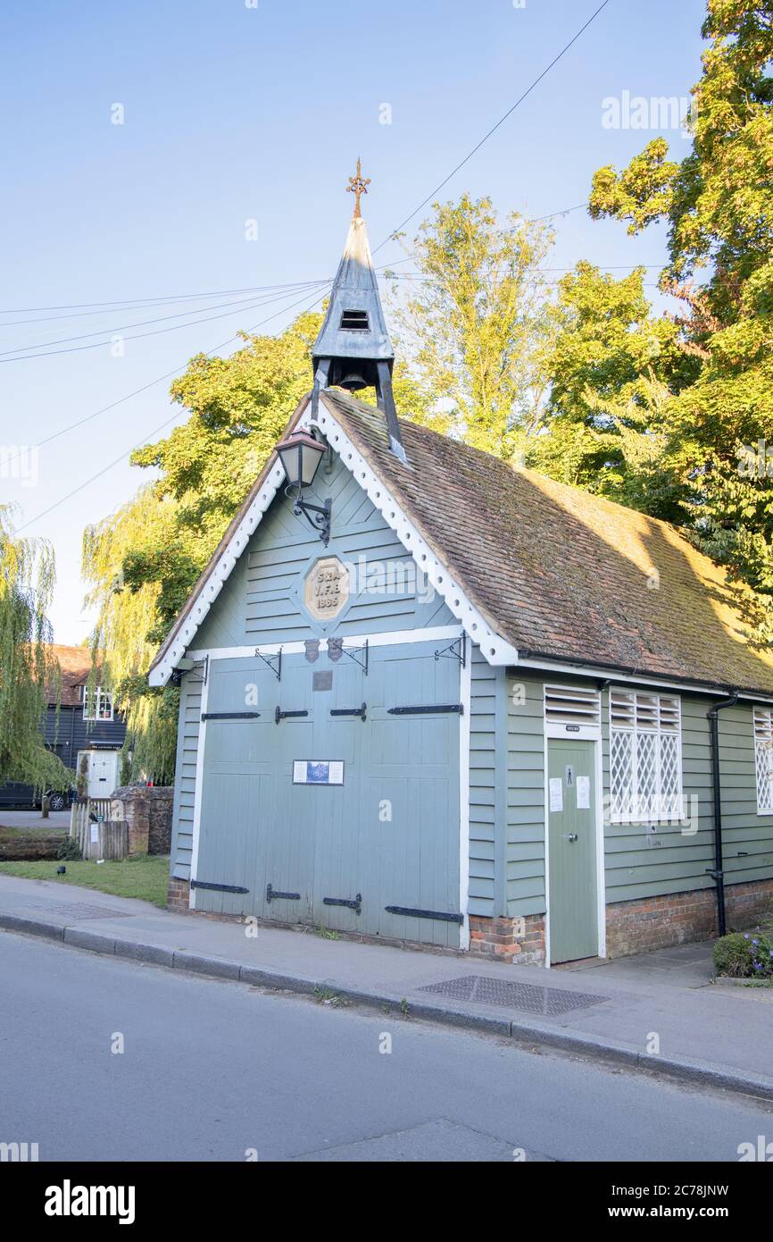 public toilets and charming old buildings lining the main street in the ...
