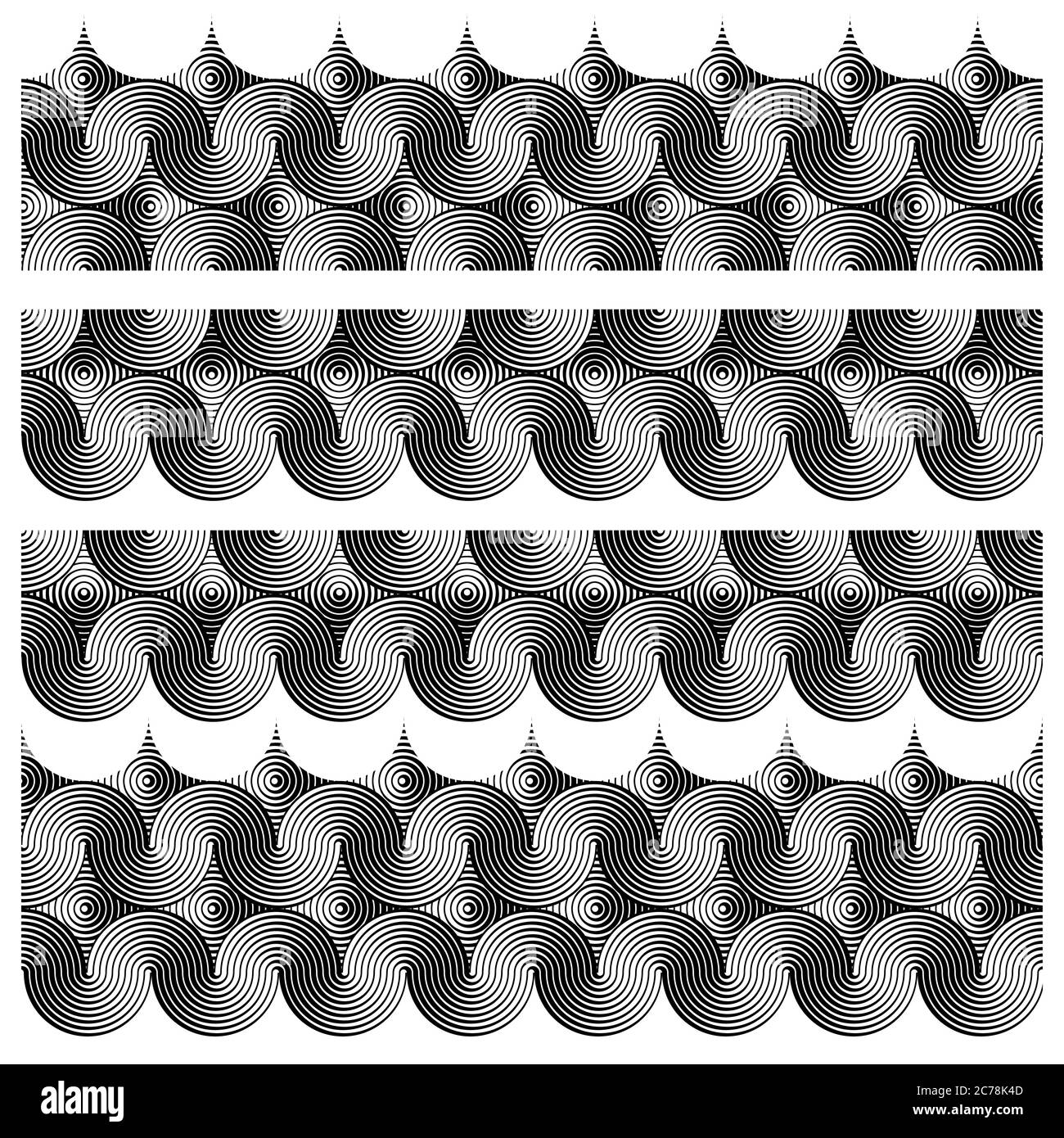 Geometric forms stripes with distortion effect Stock Vector Image & Art ...