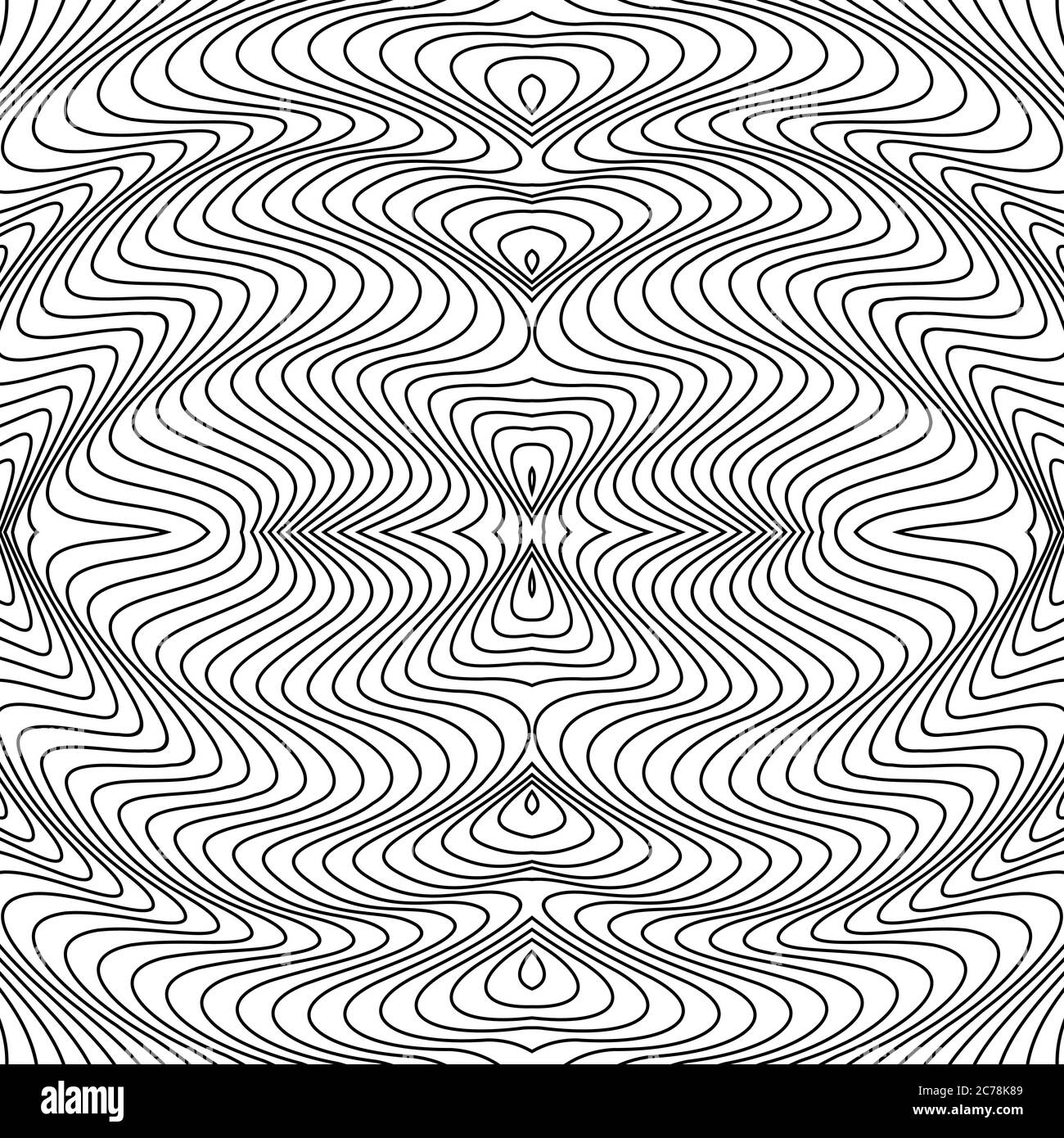 Vector Abstract Lines Pattern Waves Background Stock Vector Image