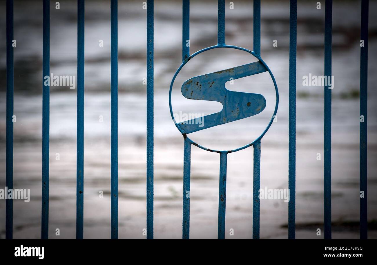 Zwickau, Germany. 08th July, 2020. The logo of the former VEB ...