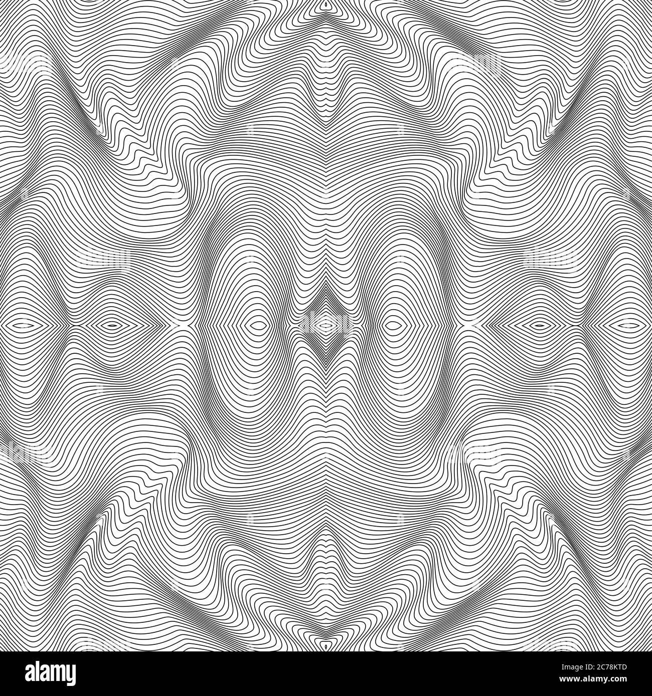 Vector abstract lines pattern. Waves background Stock Vector Image ...