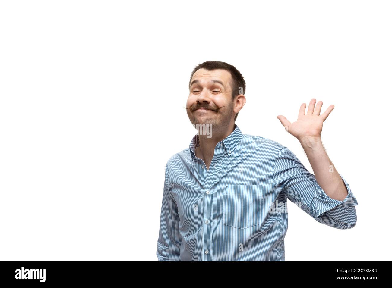 Alright, ok. Young man with funny, unusual popular emotions and ...