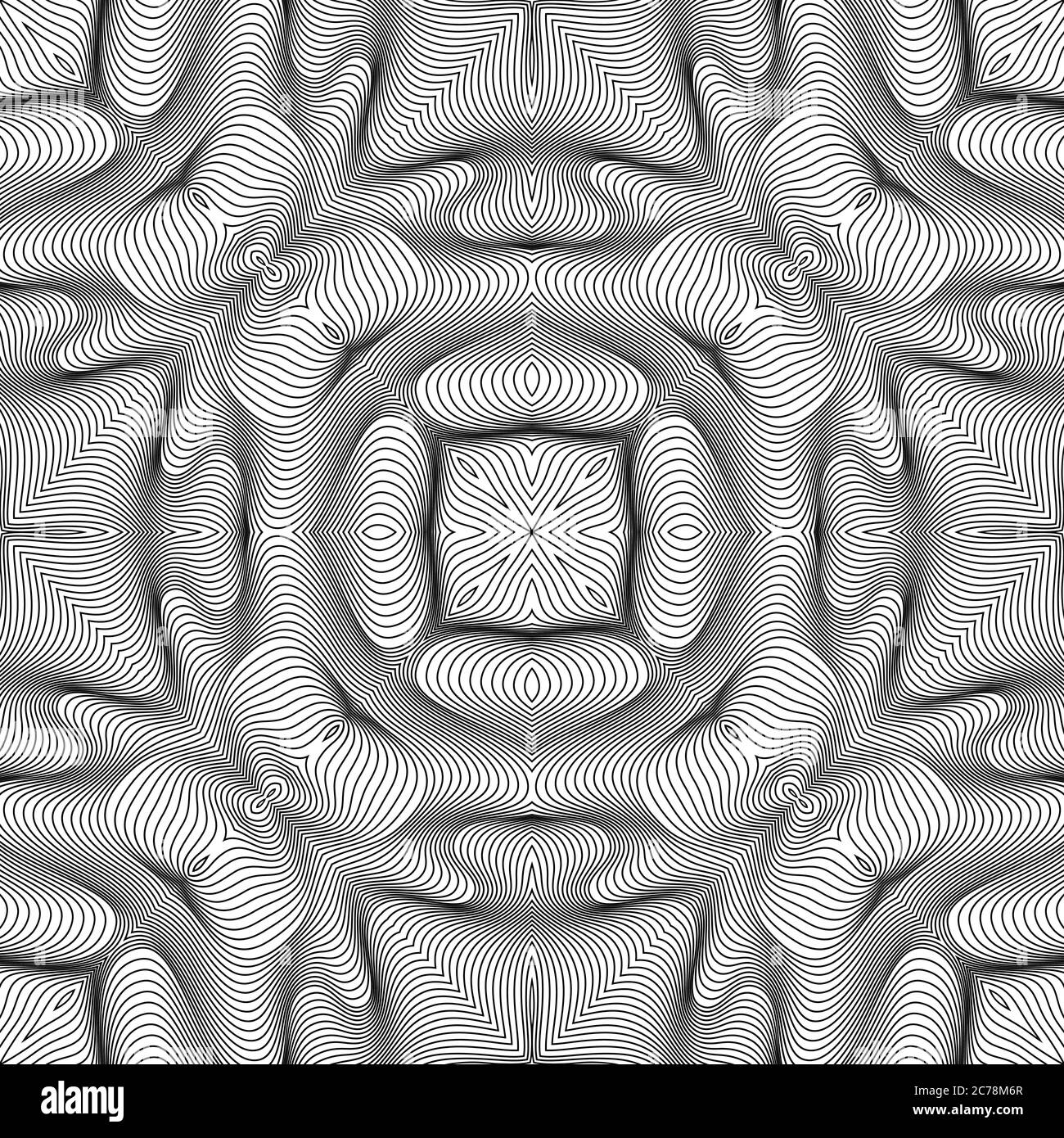 Vector abstract lines pattern. Waves background Stock Vector Image ...