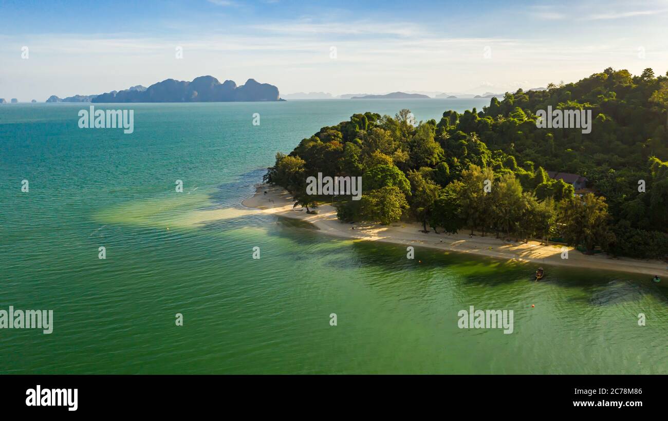 Beautiful beach panorama view hi-res stock photography and images - Alamy