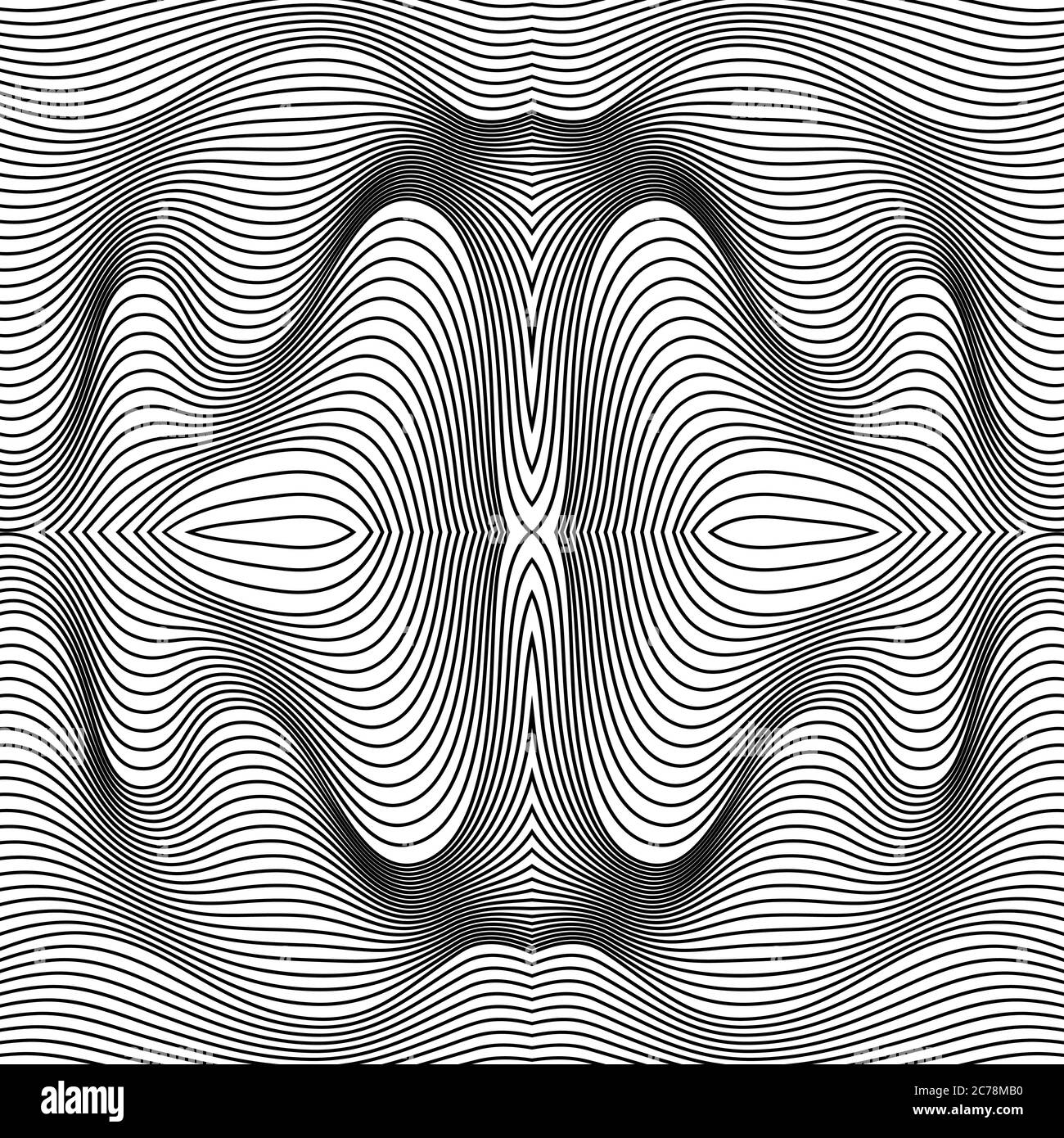Vector abstract lines pattern. Waves background Stock Vector Image ...
