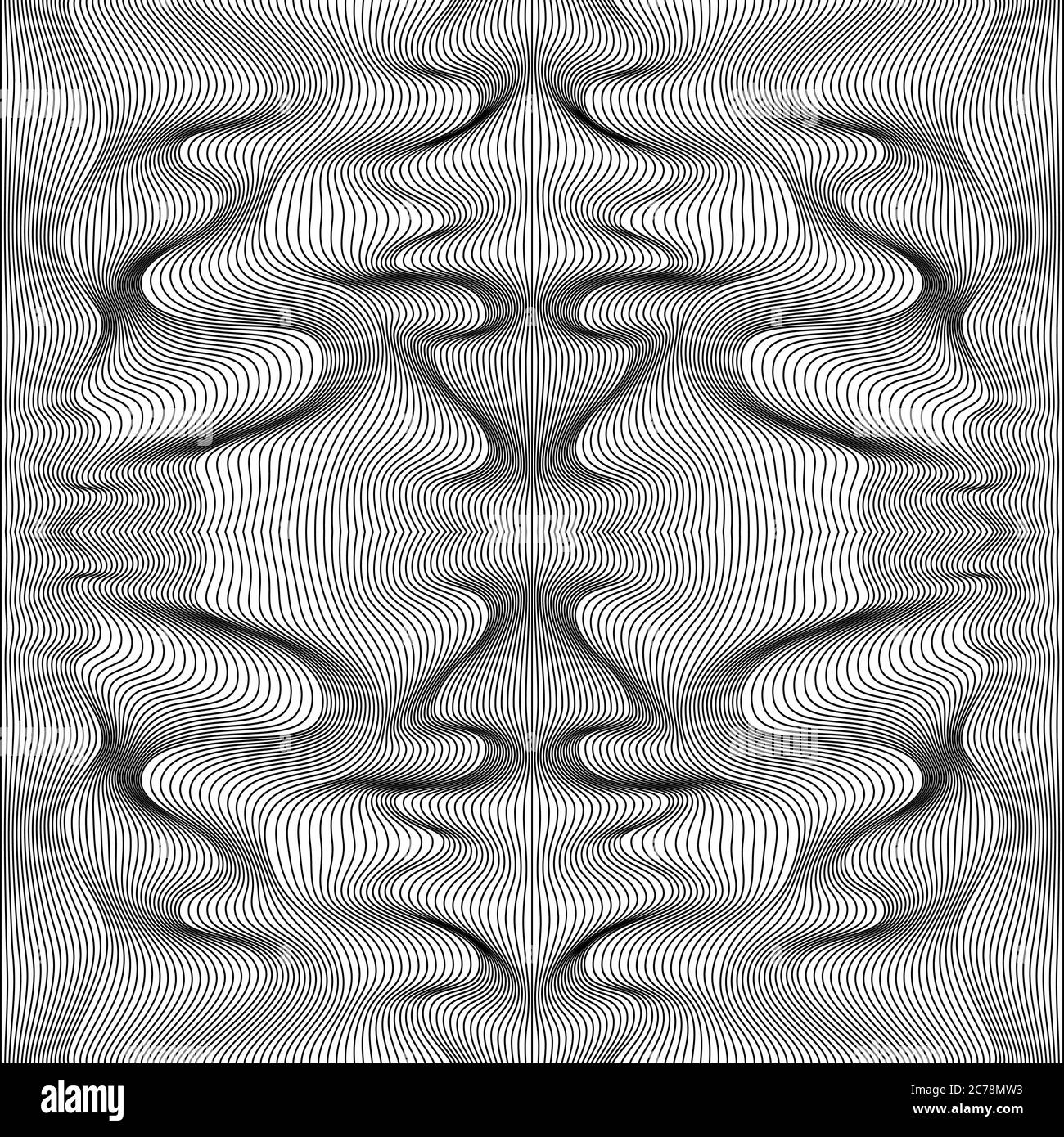 Vector abstract lines pattern. Waves background Stock Vector Image ...