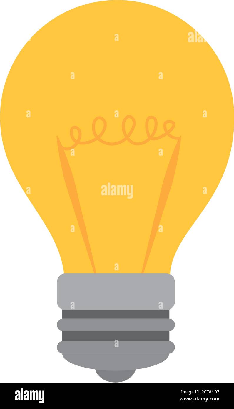 Isolated light bulb vector design Stock Vector Image & Art - Alamy