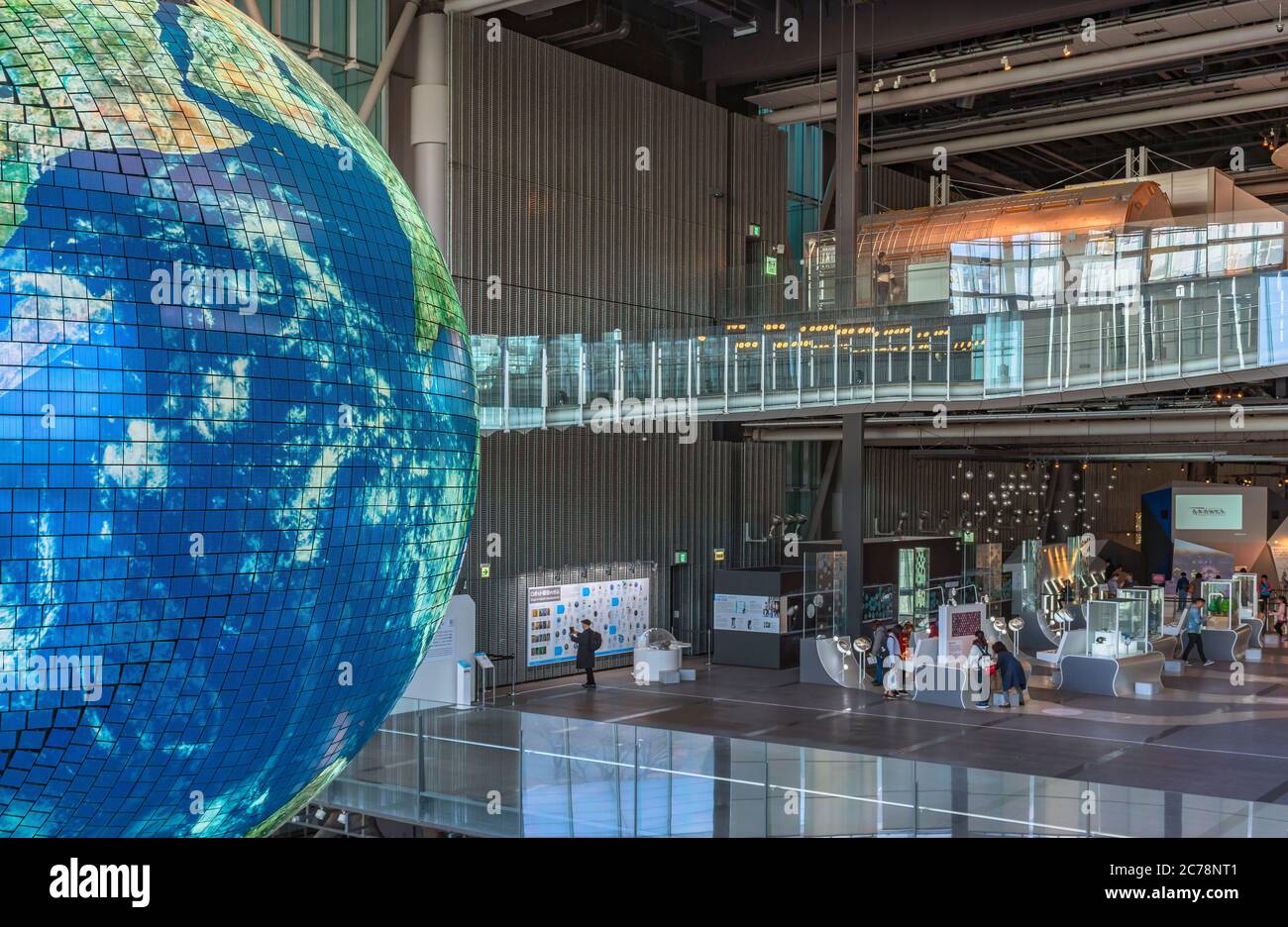 tokyo, japan - march 01 2020: Interior view from the atrium of the ...
