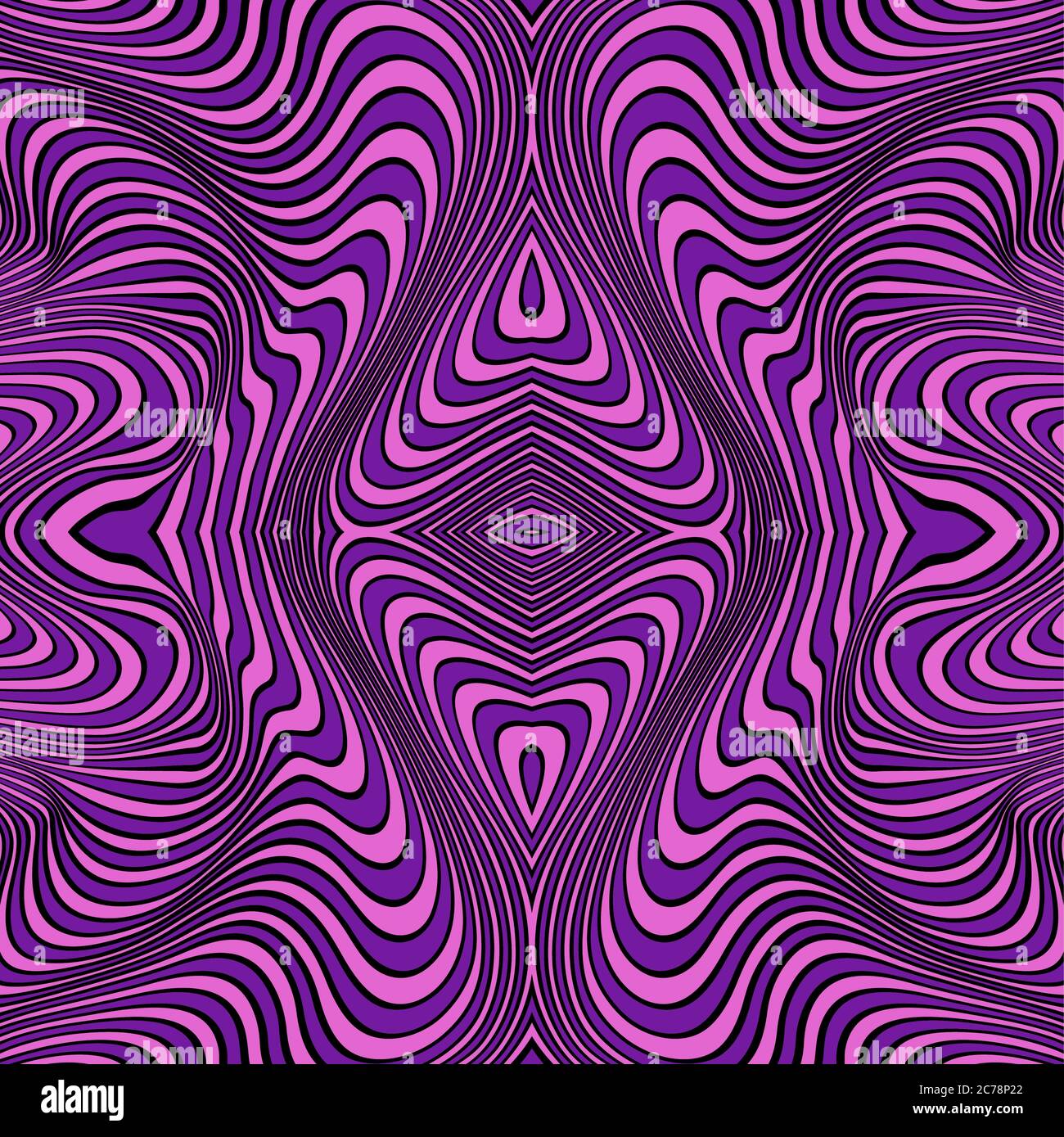 Abstract hypnotic distorted lines Stock Vector Images - Alamy