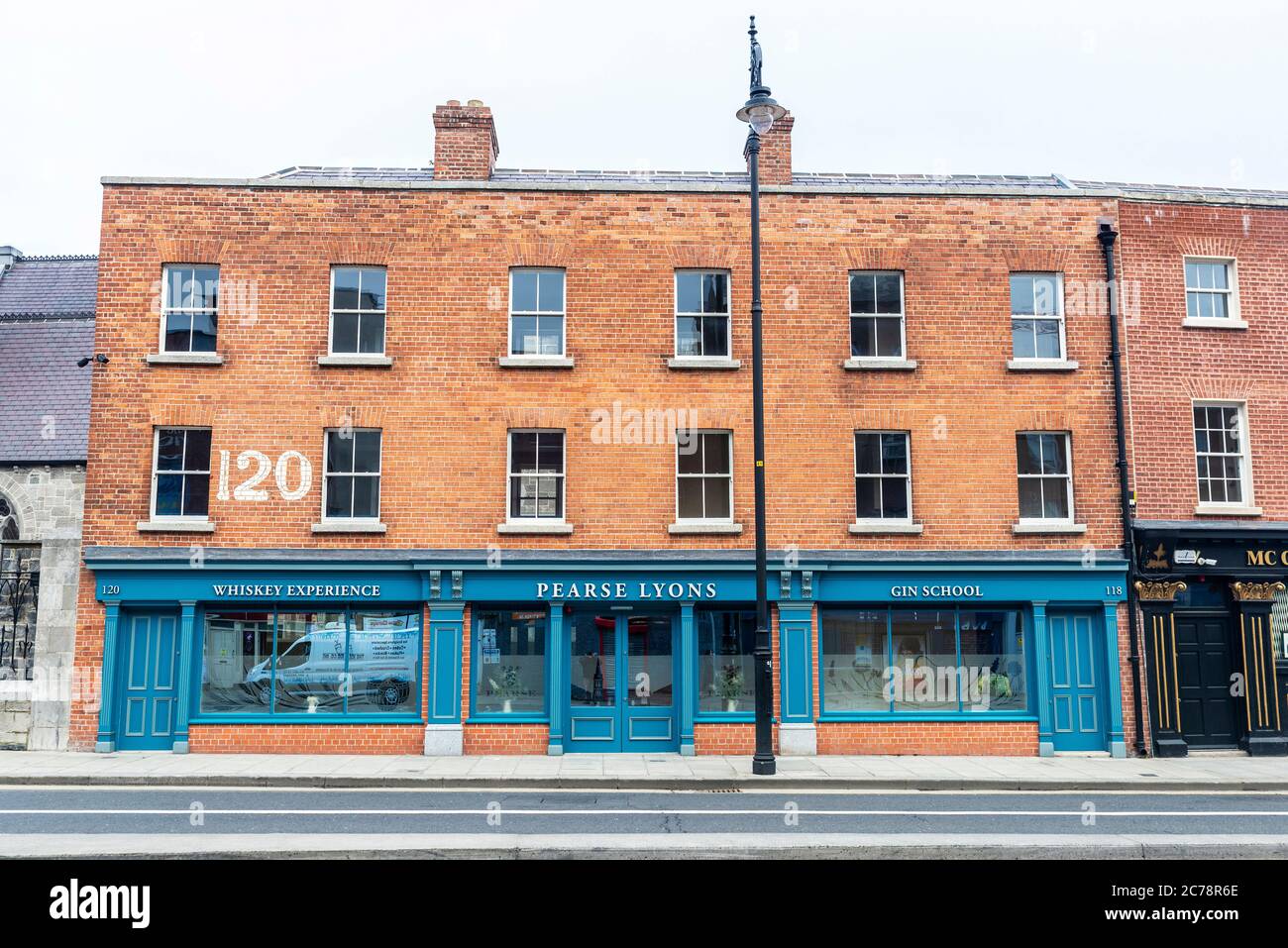 Dublin, Ireland - December 31, 2019: Facade of the Pearse Lyons Irish ...