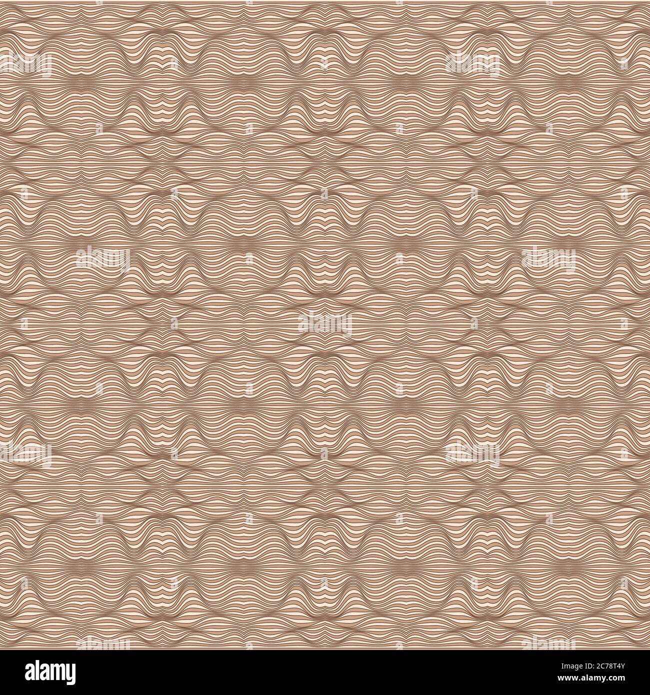 Vector abstract line seamless pattern. Background with distortion effect Stock Vector Image ...