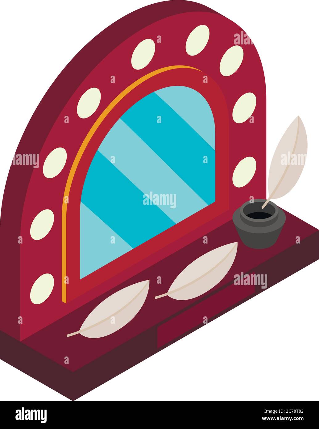 Light dressing room icon Cut Out Stock Images & Pictures - Alamy