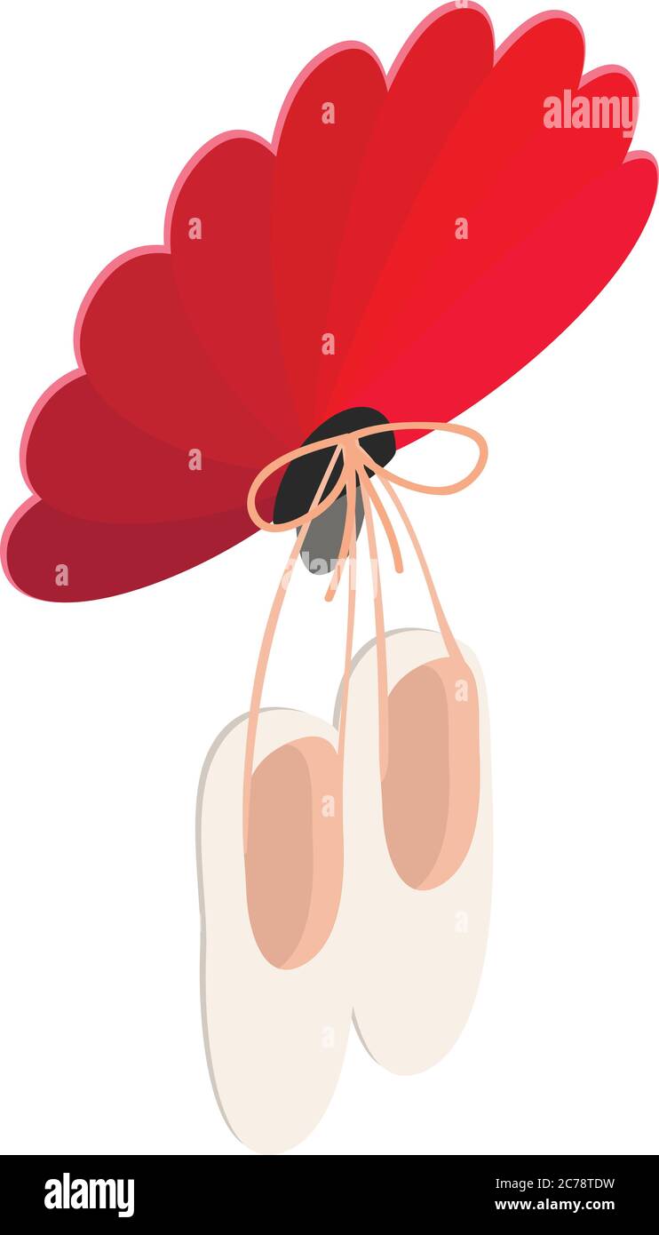 Pointe shoes icon, isometric style Stock Vector Image & Art - Alamy