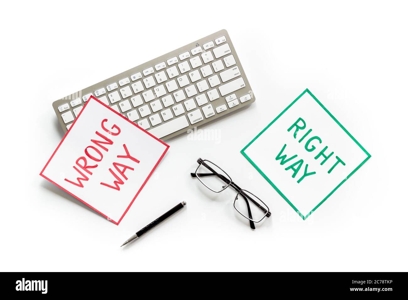 wrong way sign Stock Photo - Alamy