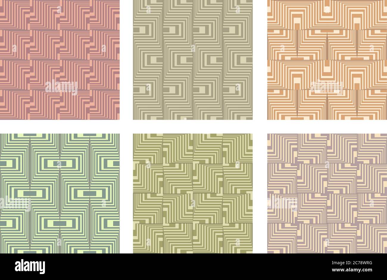 Vector striped rhythmic elements backgrounds set Stock Vector Image ...