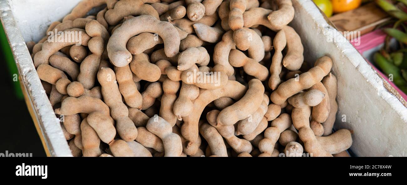 exotic fruits of Asia - Tamarind. Tamarind in cooking and healthy ...