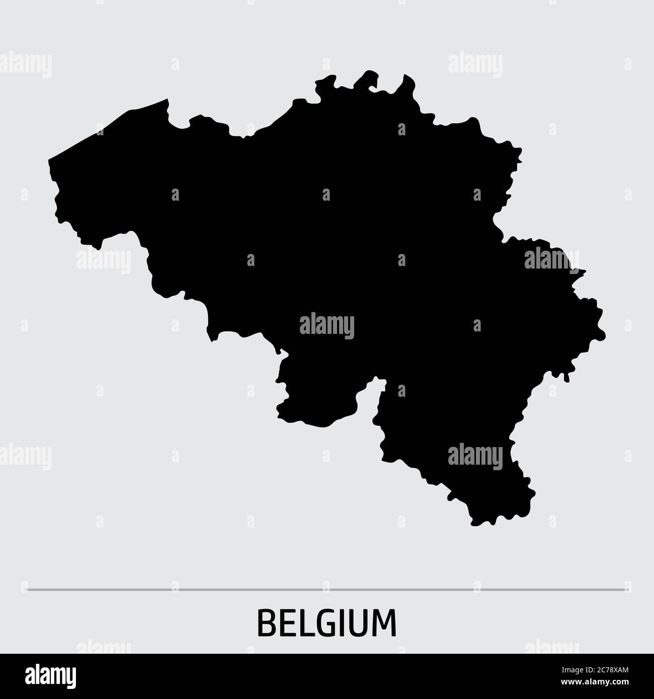 Belgium map icon Stock Vector Image & Art - Alamy