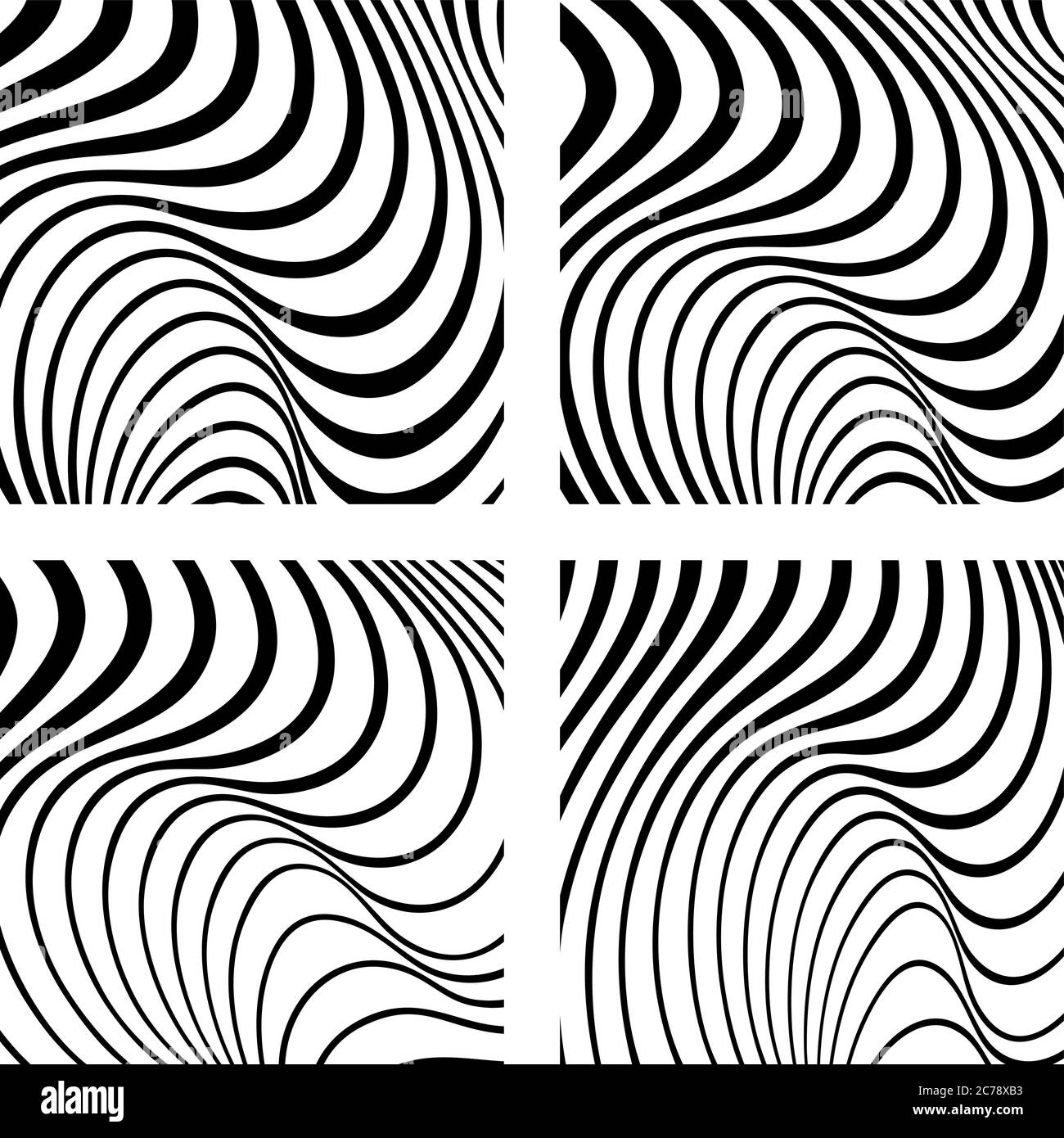 Vector abstract line patterns set Stock Vector Image & Art - Alamy