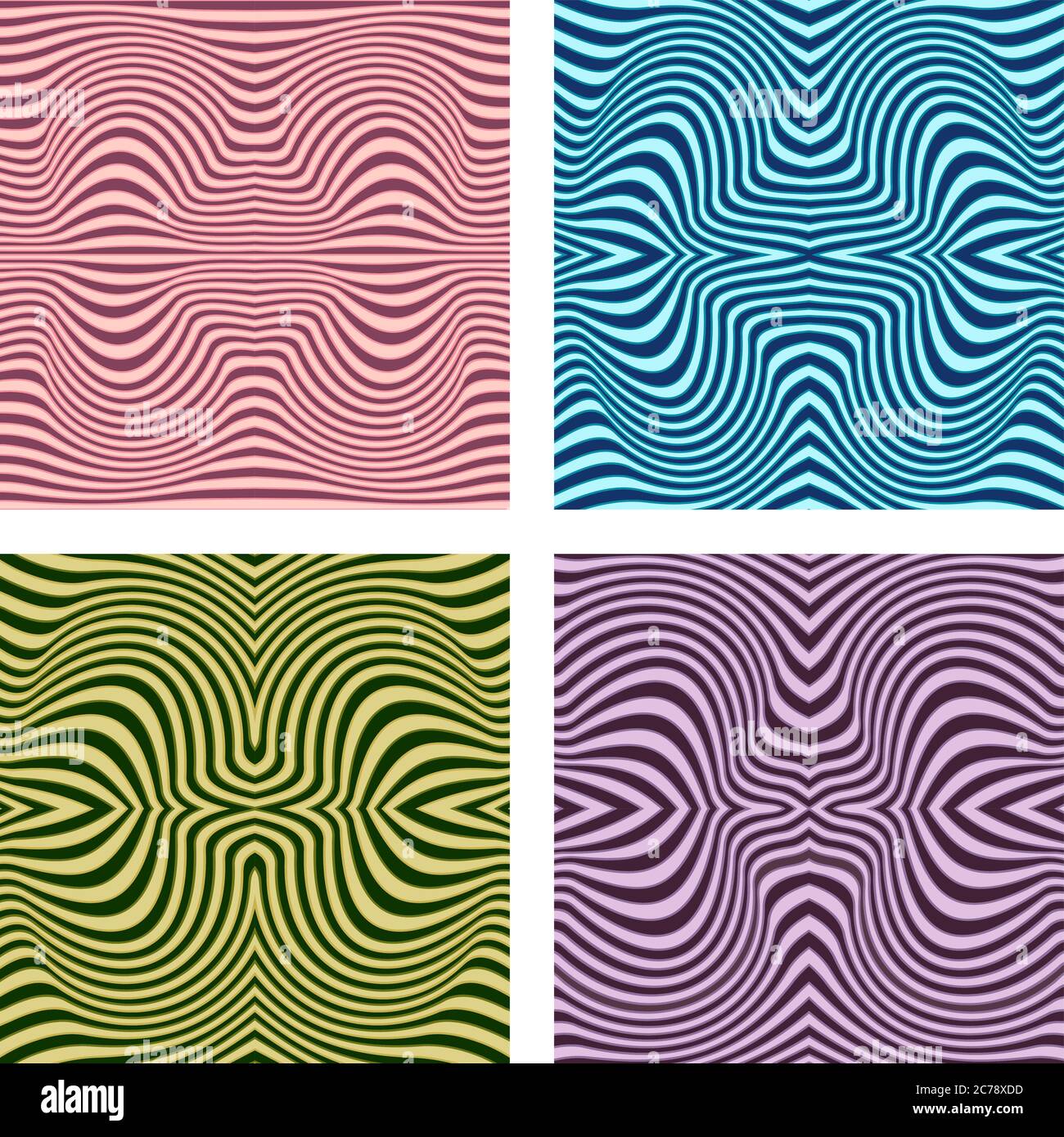 Vector abstract ornamental patterns set Stock Vector Image & Art - Alamy