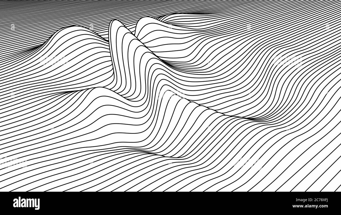 Vector abstract lines illustration Stock Vector Image & Art - Alamy